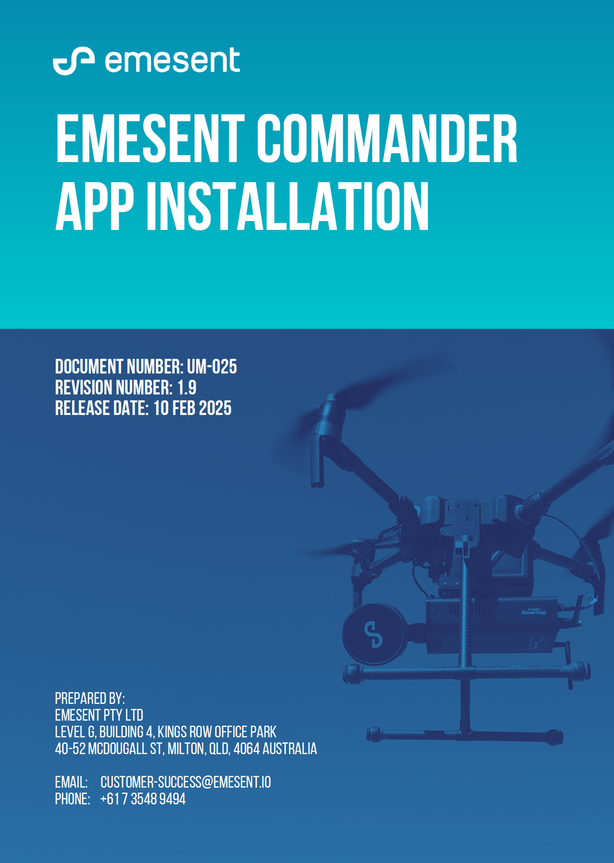 Emesent Commander App Installation